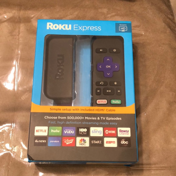 Roku | Other | Roku Express Black Purple Remote Control | Poshmark